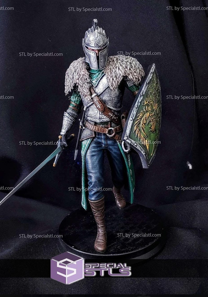 Faraam Knight , Dark Souls 3,handpainted Figurine,3d Printed 12k Fanart ...