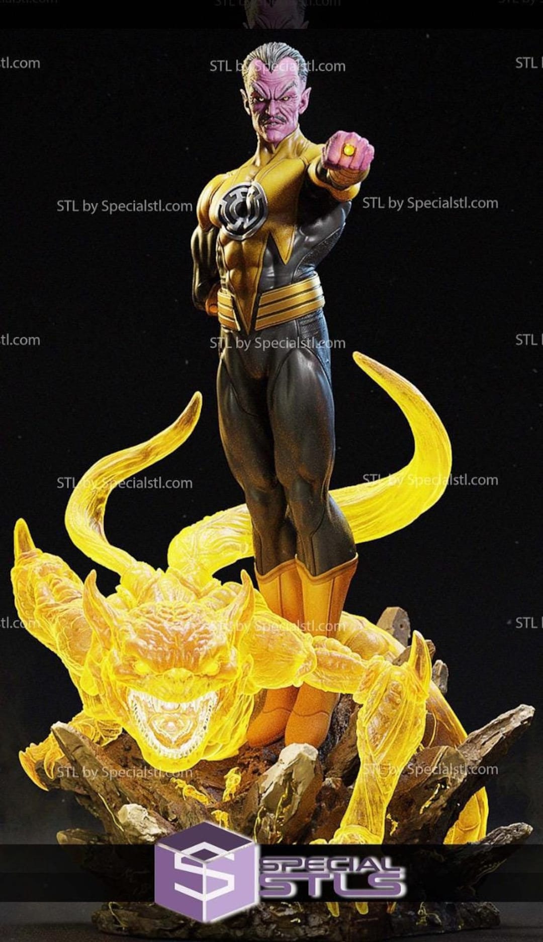 Sinestro, Parallax, DC Comics , Collectible Figurine, Comic Book Art ...