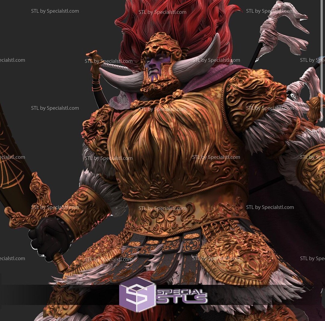 Radahn, Elder Ring, Fanart 3d 12k Handpainted Figurine, - Etsy