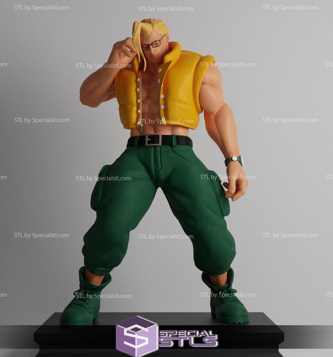 Charlie Nash , Street Fighter,handpainted Figurine,3d Printed 12k ...