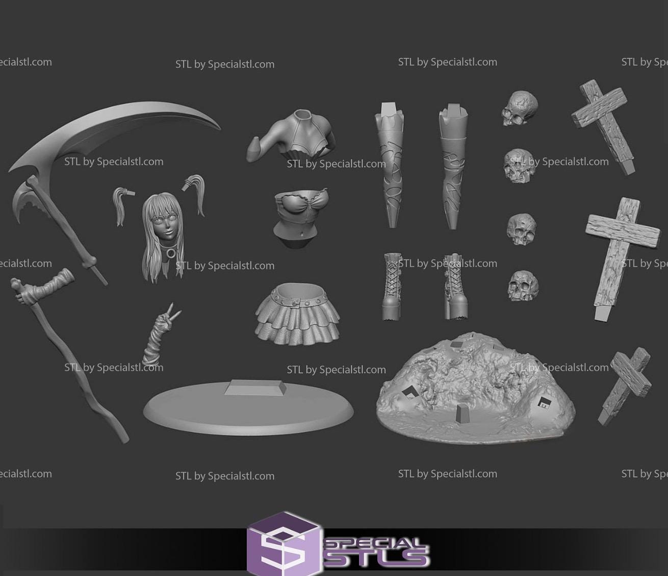 Misa Amane, Death Note, Handpainted Figurine,3d Printed 12k Fanart ...