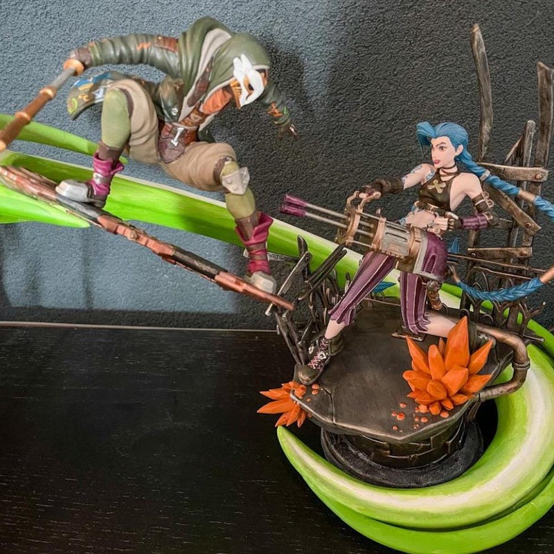 Arcane Ekko Jinx Necklace - Etsy