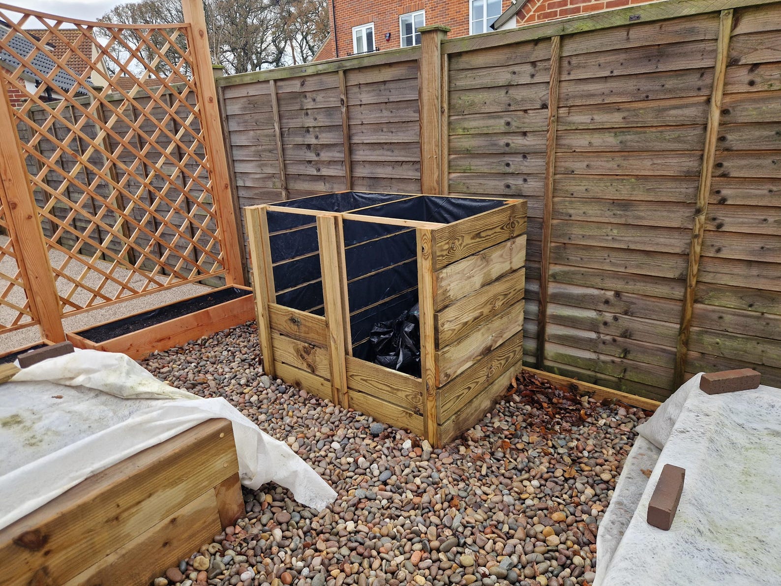 Handmade Wooden Garden Compost Bin - Etsy