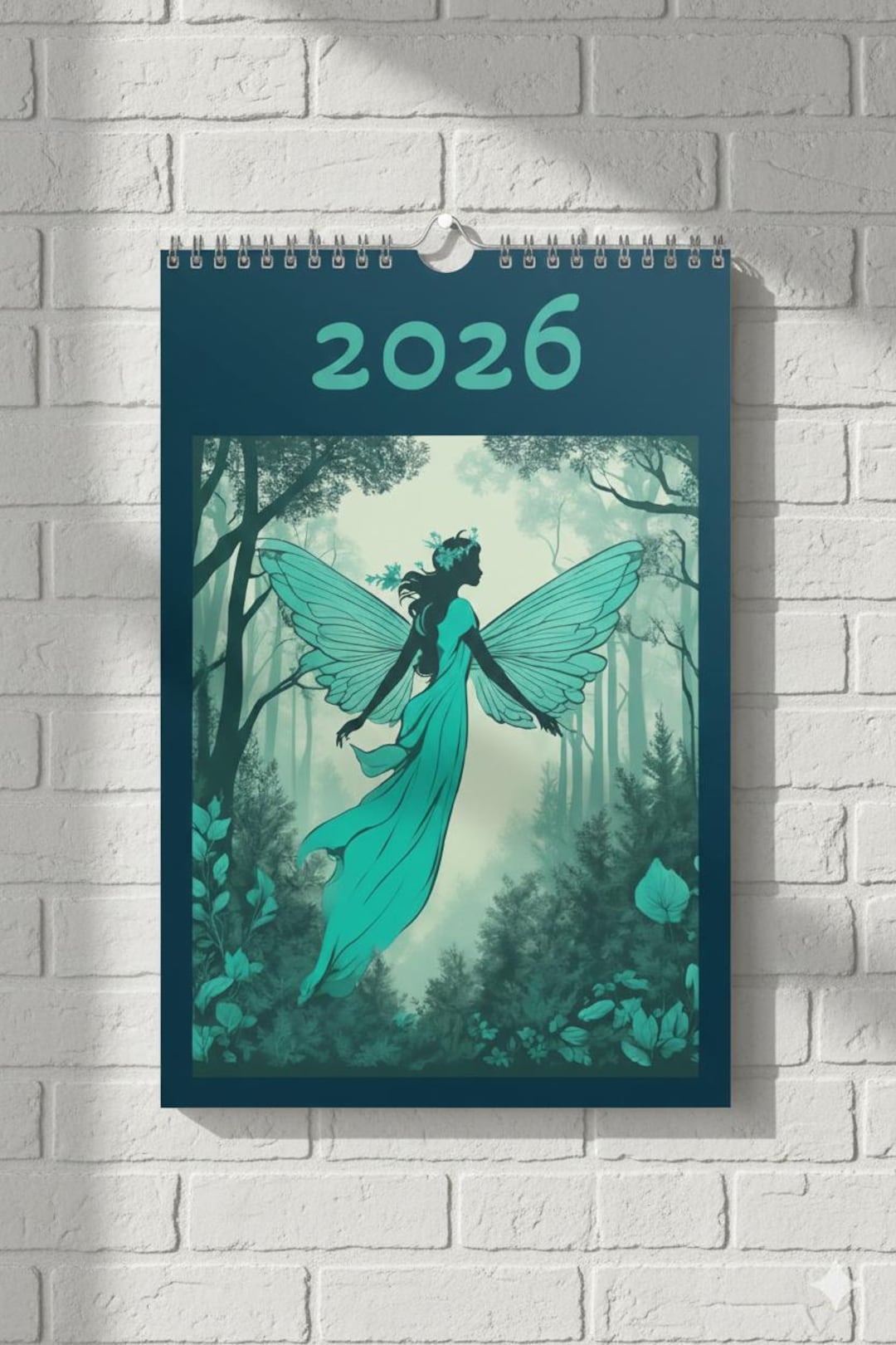 2026 Fairy Kingdom Wall Calendar · Enchanted Forest Fairy Art ...
