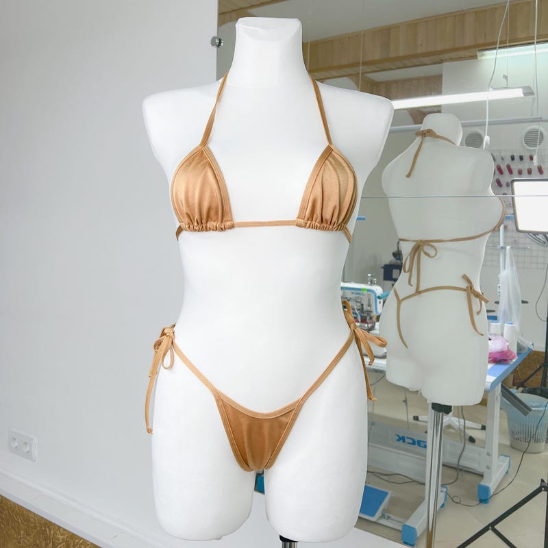 Topless String Bikinis - Etsy