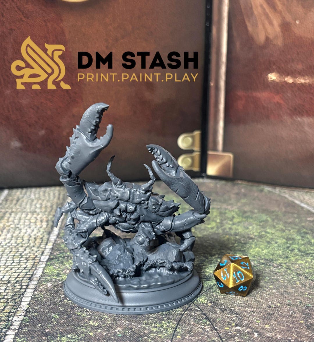 Giant Crab Snippy by DM Stash - D&D | Tabletop | 16k Resin Miniature - Etsy