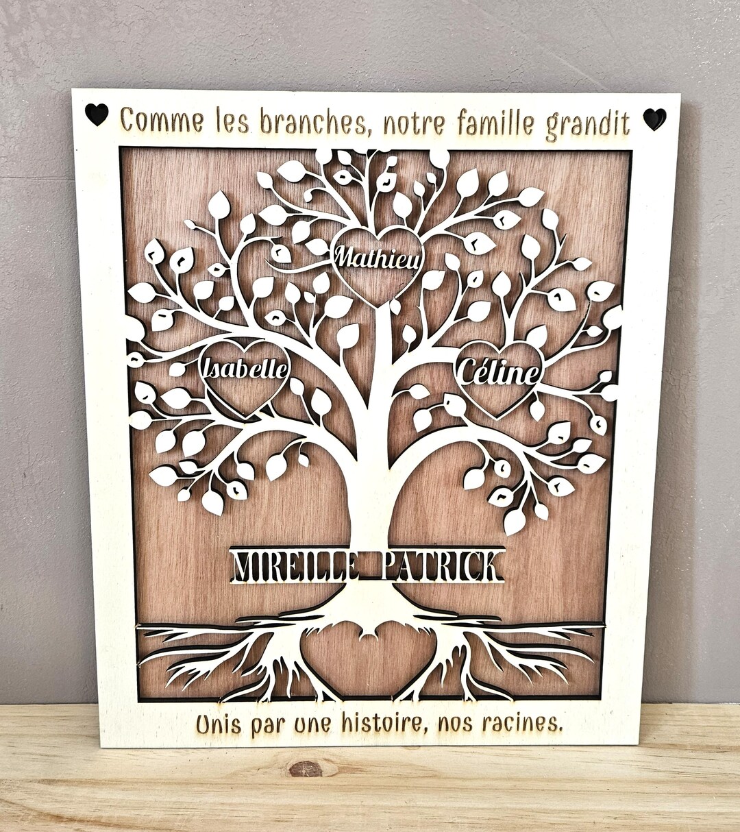 Customizable Family Tree Frame - Original Gifts - Etsy UK