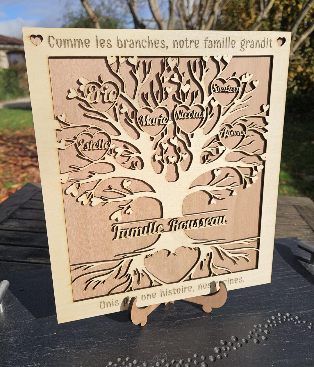 Cadre Arbre Généalogique Personnalisé Cadeaux Original - Etsy France