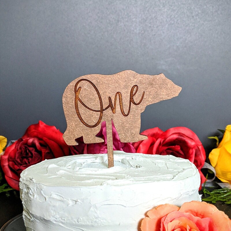 Bear Cake Topper - Etsy