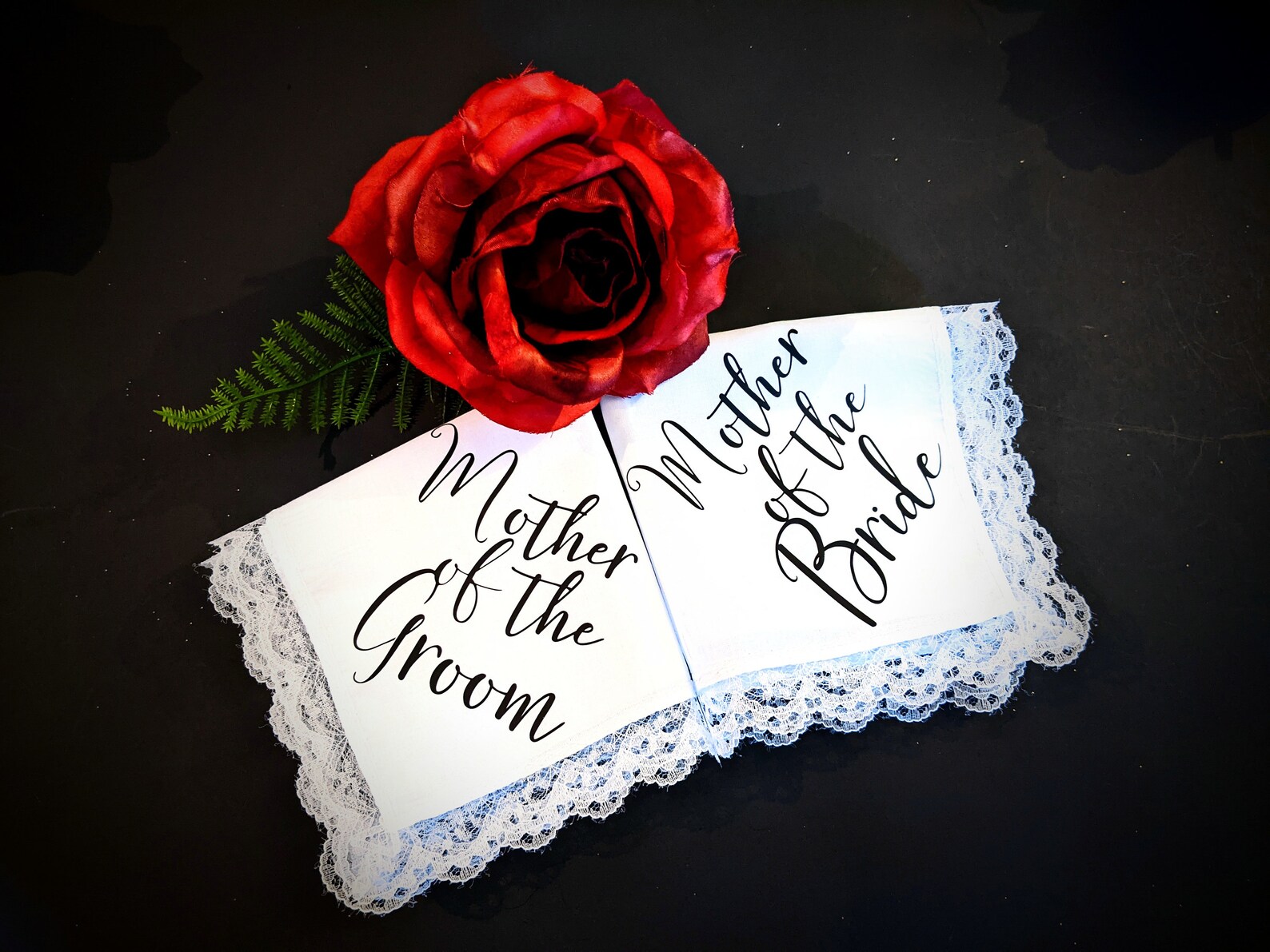 Mother of the Bride and Groom Handkerchief Set. Bridesmaid | Etsy