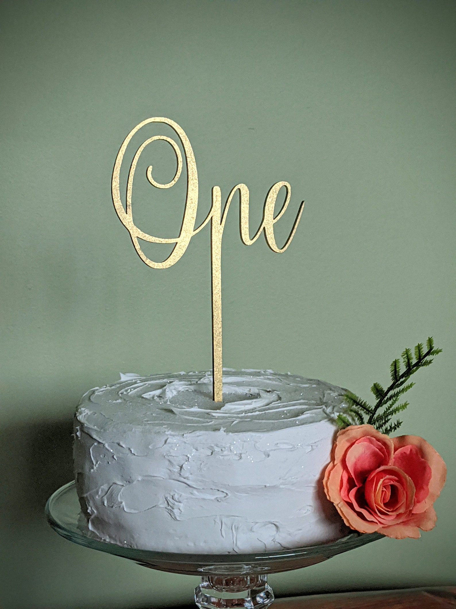 First Birthday Cake Topper. One Cake Topper First Anniversary - Etsy