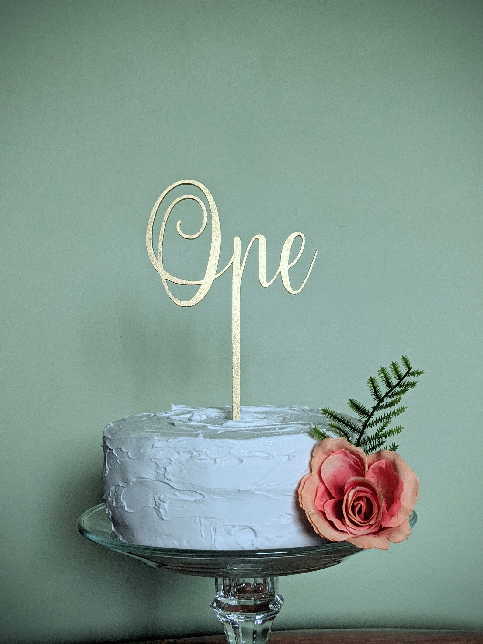 First Birthday Cake Topper. One Cake Topper First Anniversary | Etsy