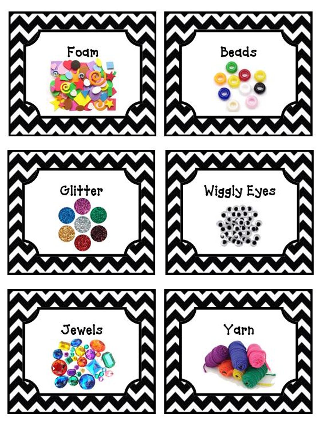 52 Black Classroom Supply Labels - Etsy