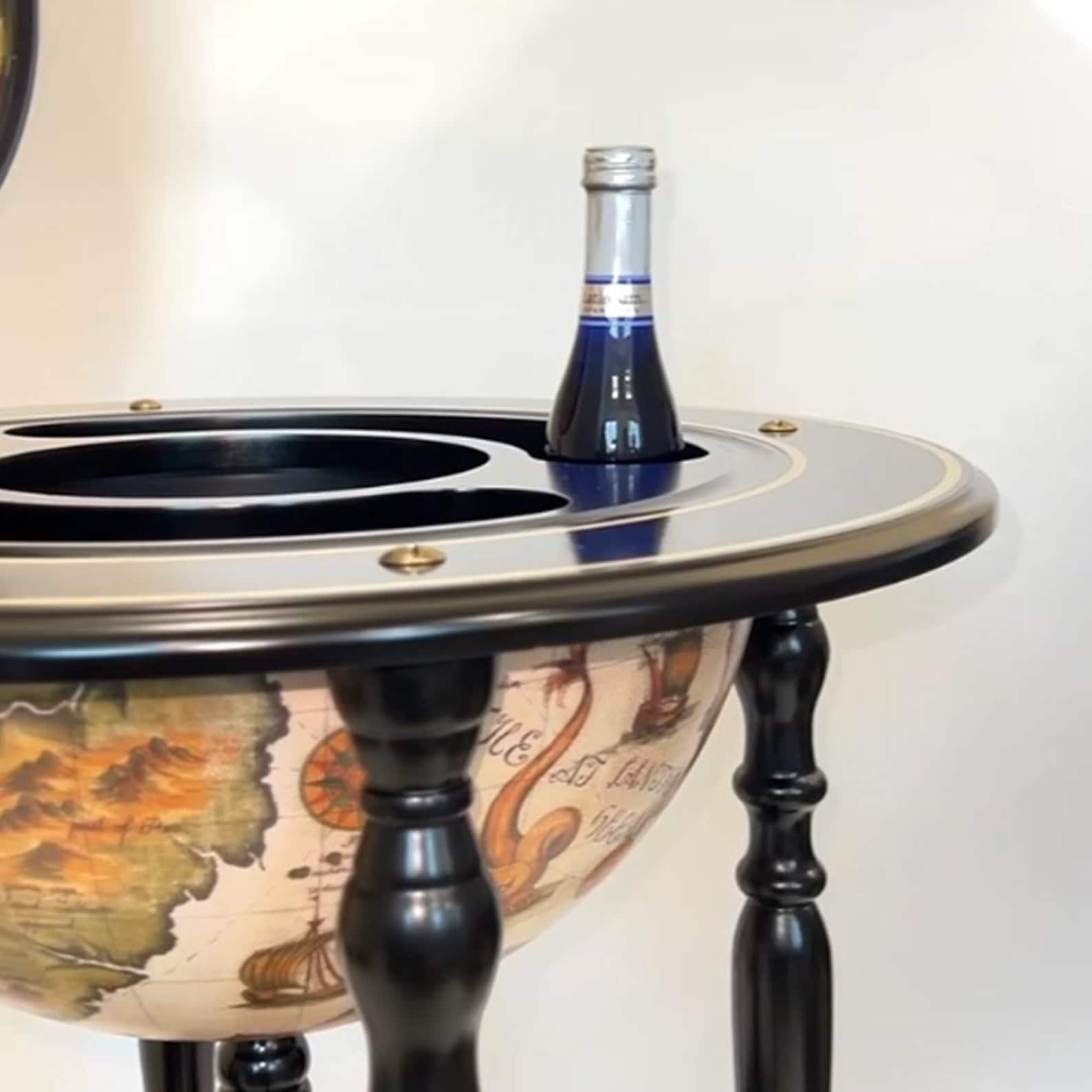 Globe Bar I Bar I Bar Cabinet I Globe Bar Cart I Mobile Bar I Vintage ...