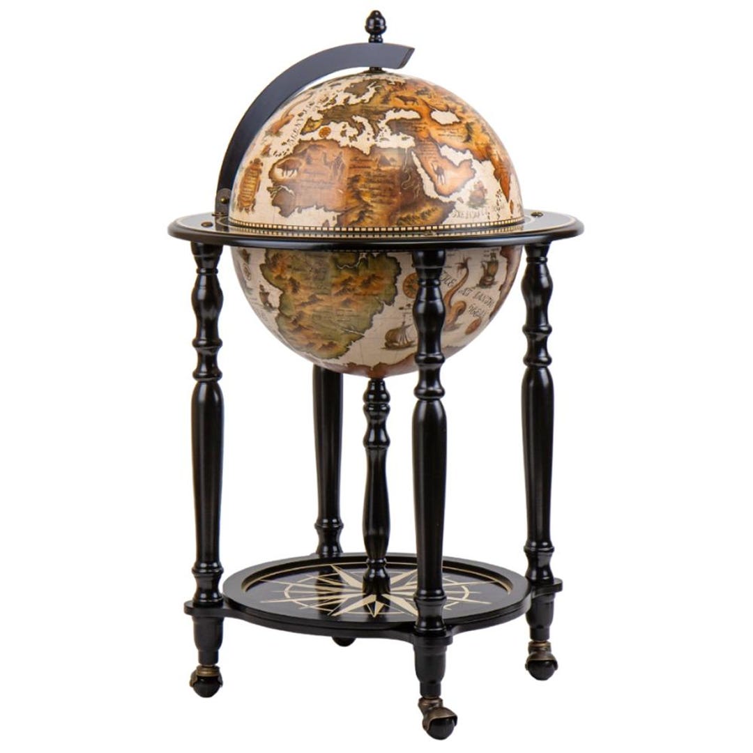 Globe Bar I Bar I Bar Cabinet I Globe Bar Cart I Mobile Bar I Vintage ...