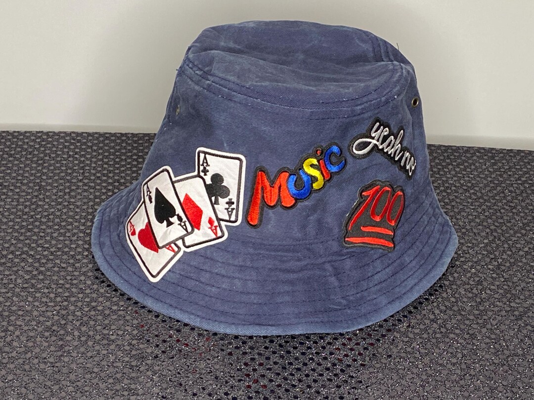 Patched Bucket Hat - Etsy