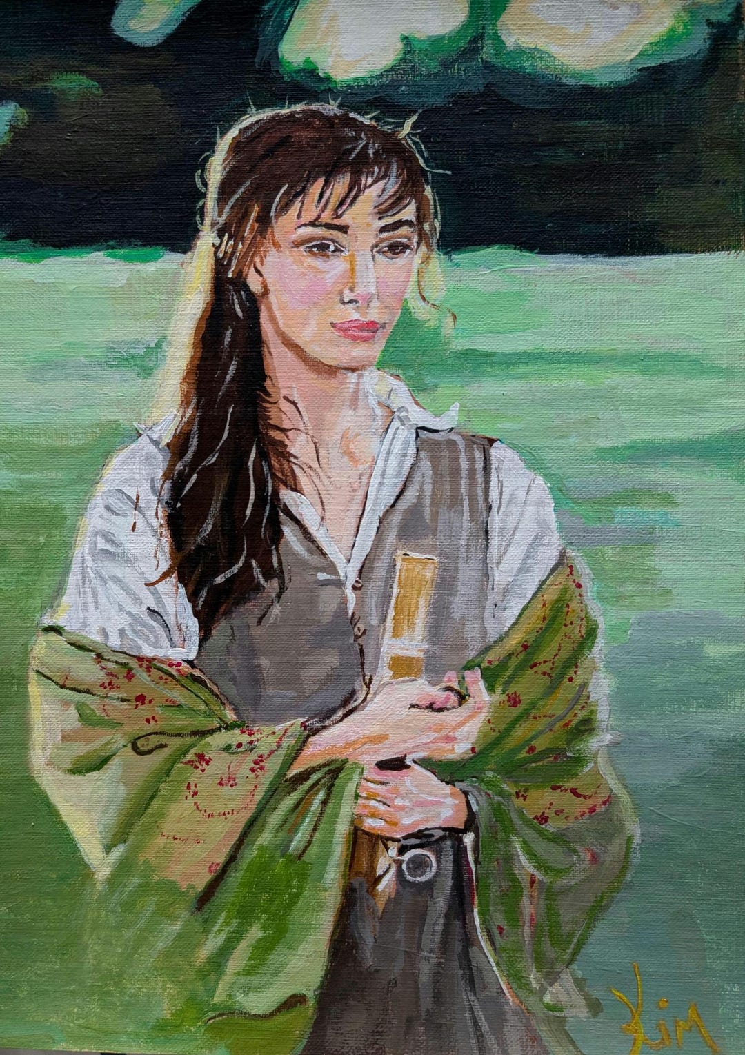 Elizabeth Bennet Art Print – Pride and Prejudice Inspired Painting ...