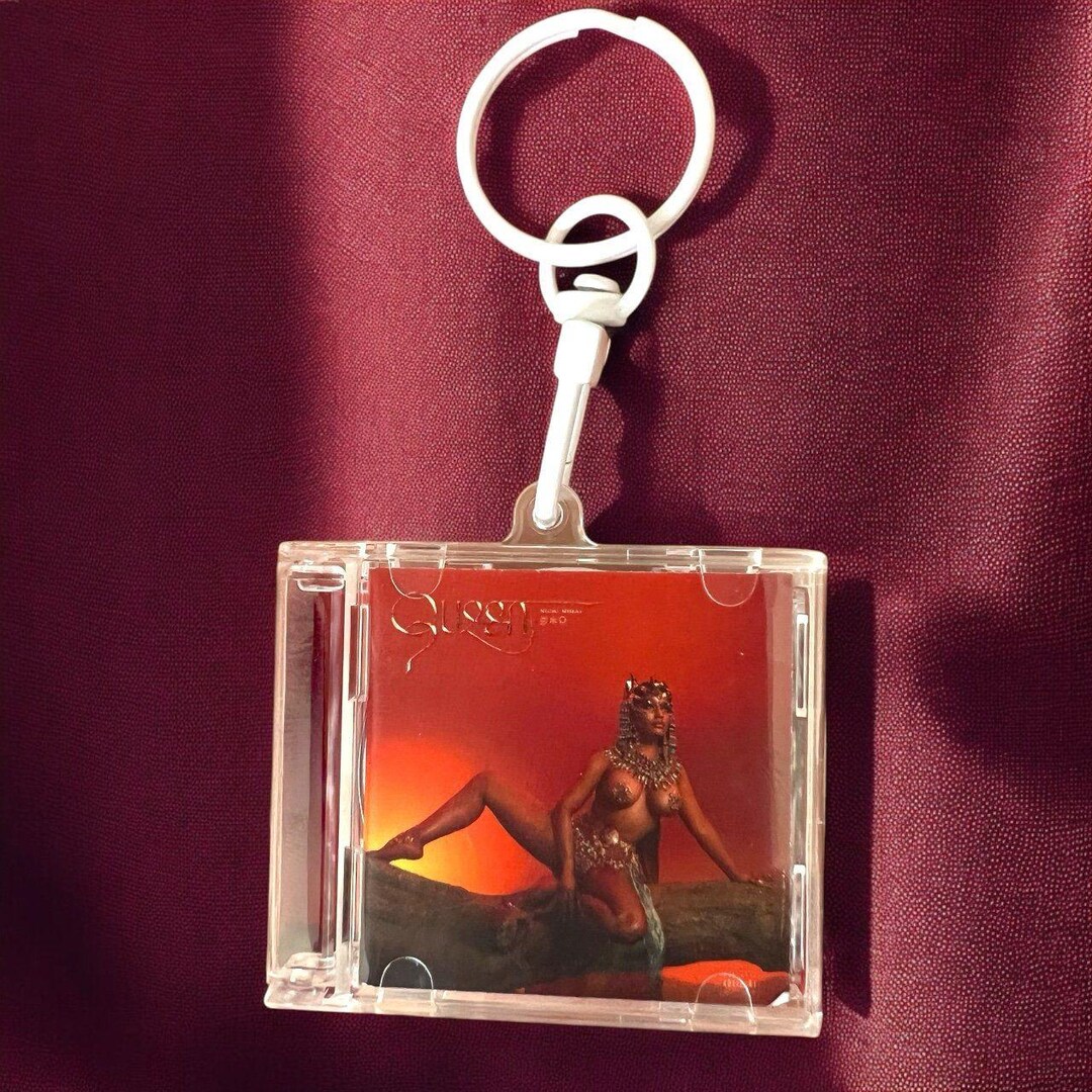 Nicki Minaj Queen NFC Tag Miniature Album Keychain - Etsy