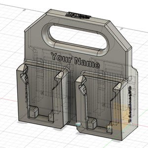 Dewaukee (dewalt 20/60V and Milwaukee M18) Battery Caddy Holder ...