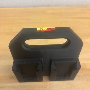Dewaukee (dewalt 20/60V and Milwaukee M18) Battery Caddy Holder ...
