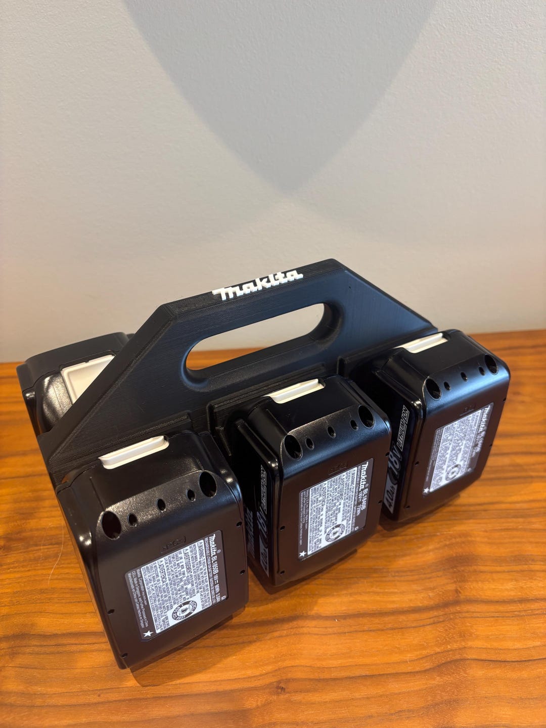 Makita 18V LTX Battery Custom Made Caddy Holder – Holds 4 or 6 ...