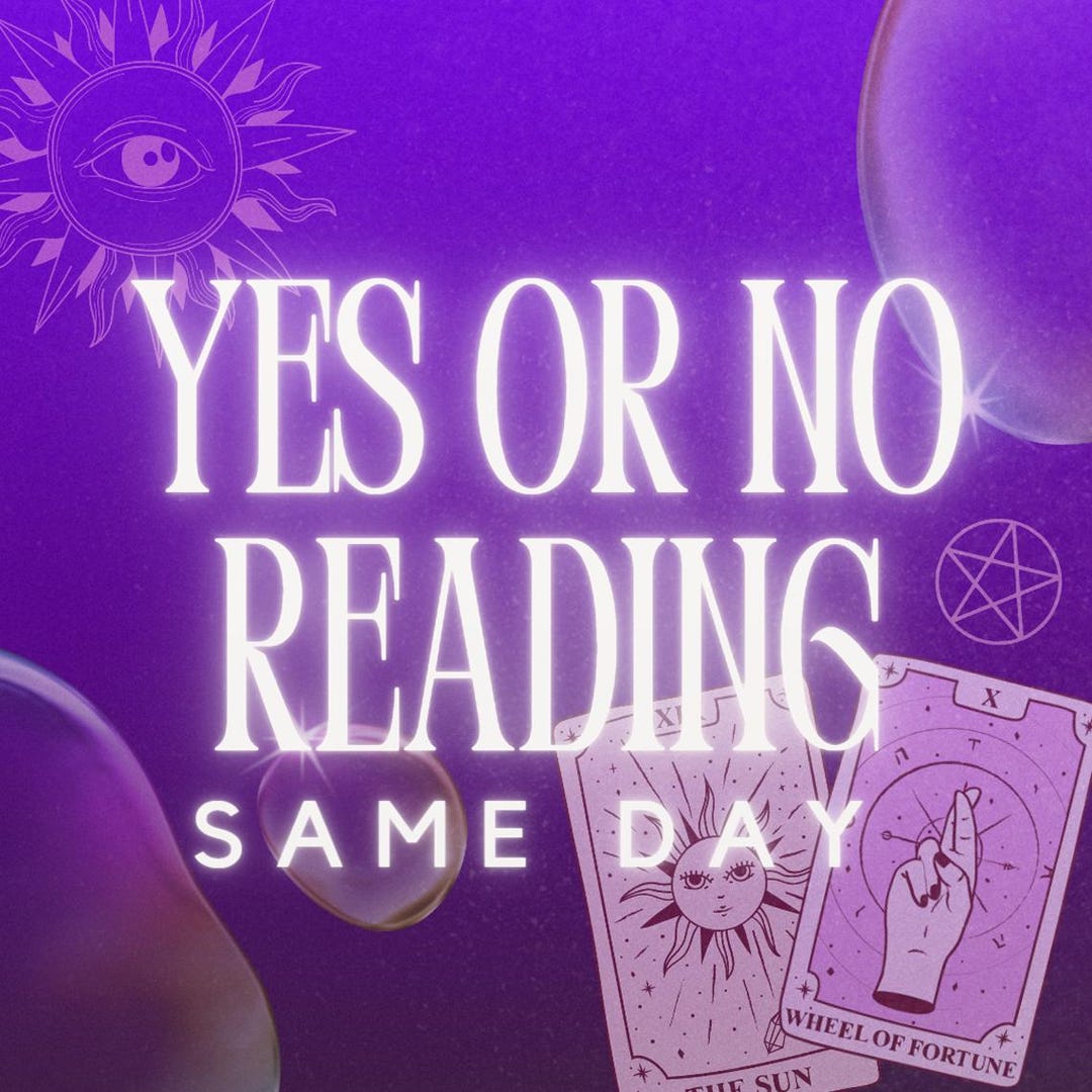 Quick YES or NO Tarot Reading Same Day, Psychic Reading, Tarot Reading ...