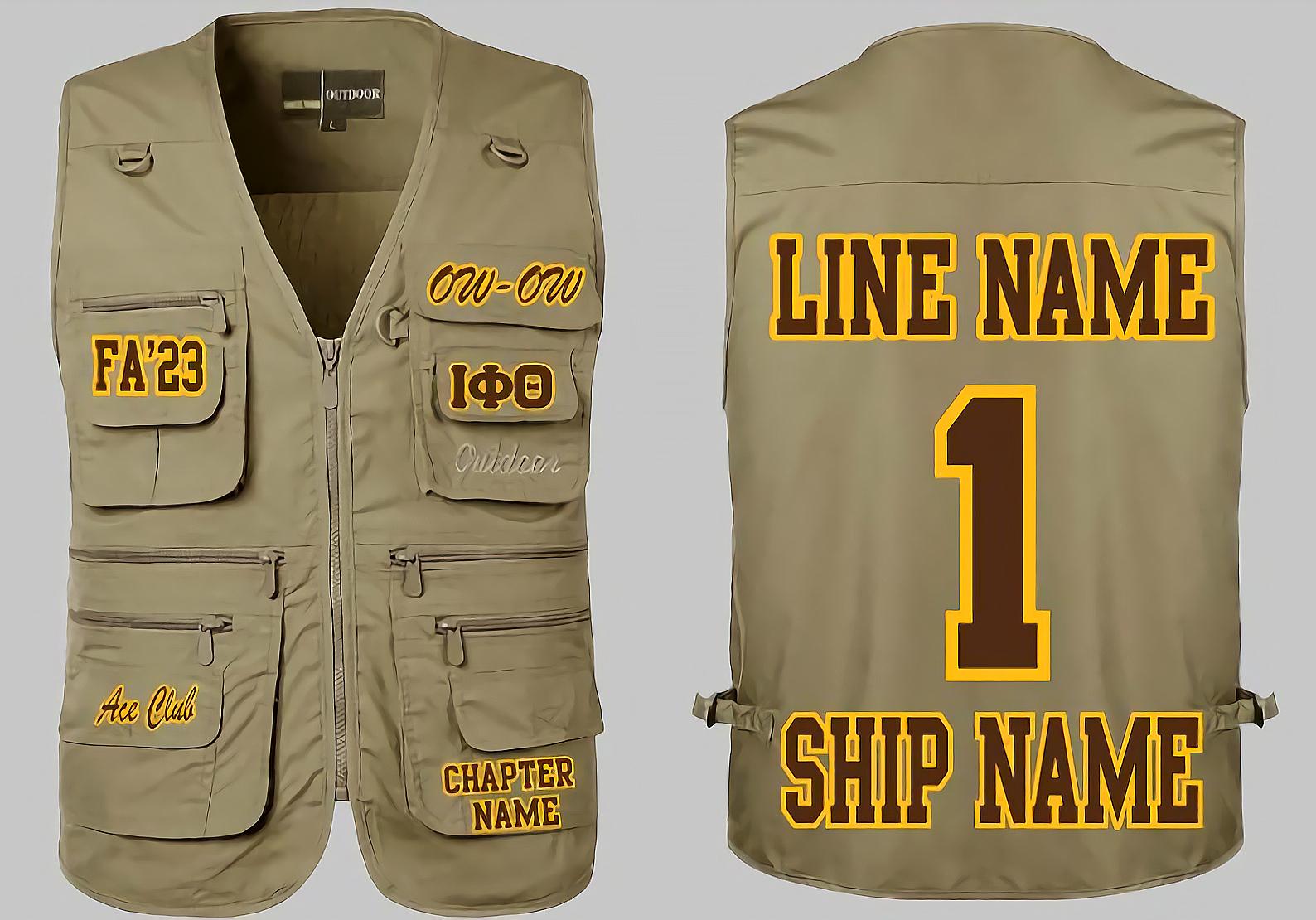 Iota Phi Theta Vest - Etsy