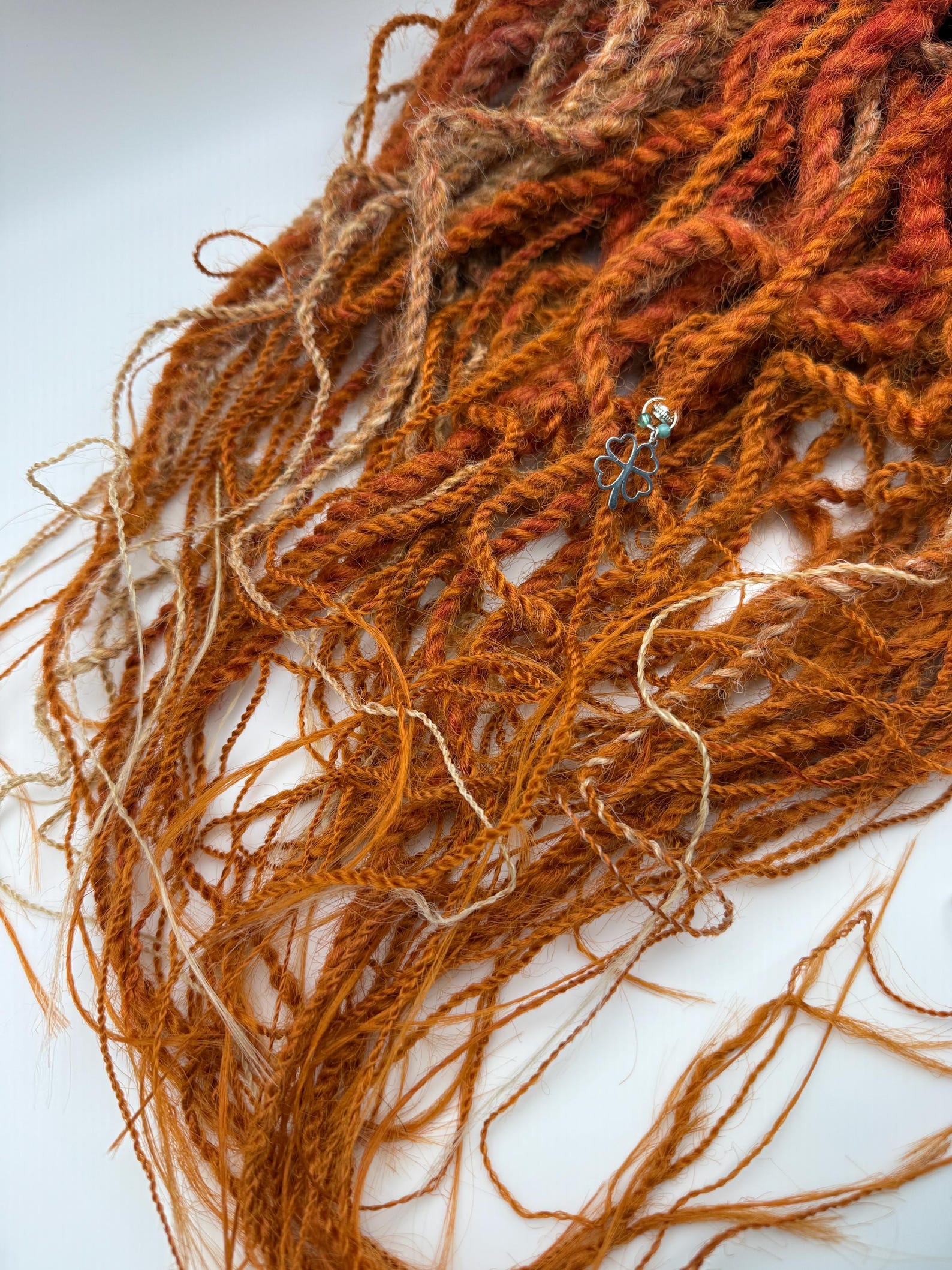 Autumn Flame Boho Messy Dreads: Handmade Textured Twists - Etsy