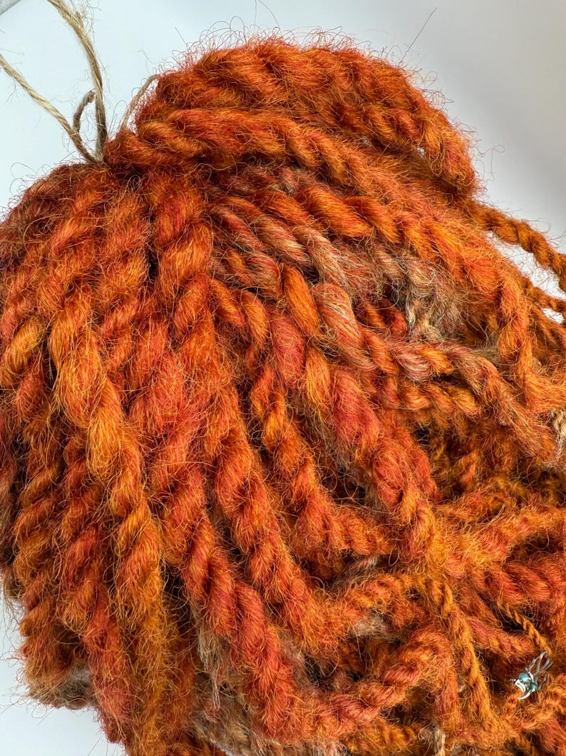 Autumn Flame Boho Messy Dreads: Handmade Textured Twists - Etsy
