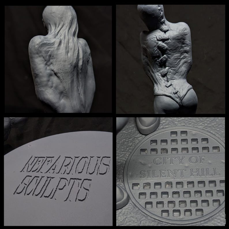 Silent Hill 2 Lying Figure Statuette - Painted or Unpainted Resin Kit ...