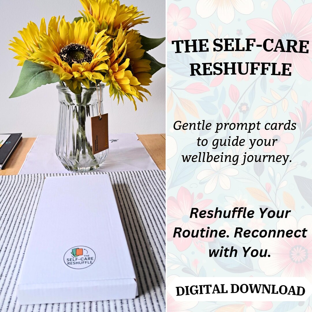 The Self-care Reshuffle - Wellbeing Prompt Cards: Self-reflection ...