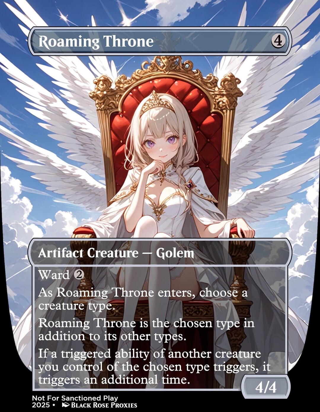 Roaming Throne MTG Anime Proxy - Etsy