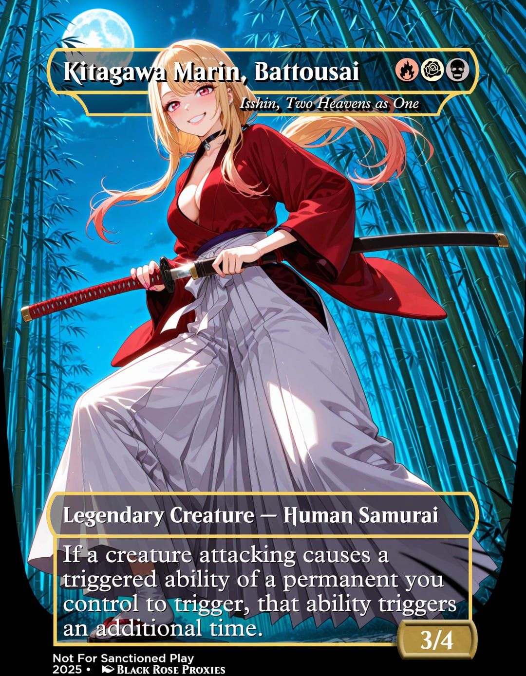 Kitagawa Marin, Battousai (isshin, Two Heavens as One) - MTG Anime ...