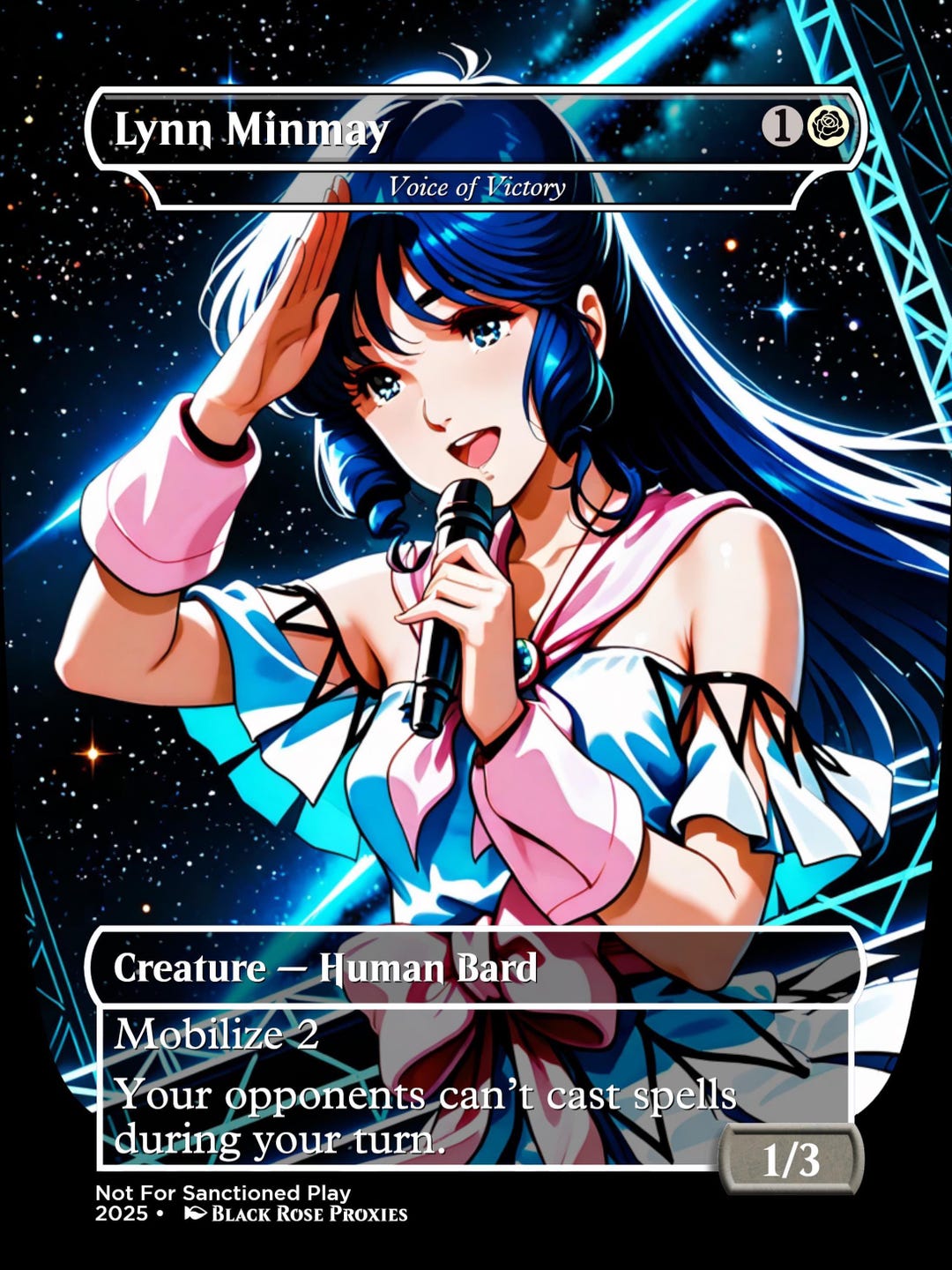 Lynn Minmay (voice of Victory) - MTG Anime Proxy - Etsy