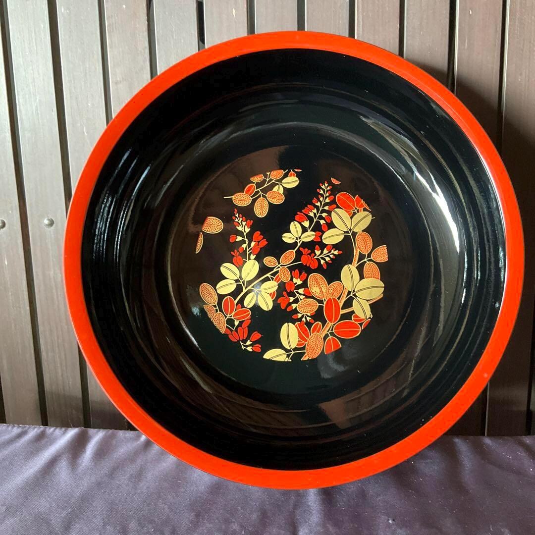 Yamanaka Lacquerware Wooden Dessert Bowl - Handcrafted Traditional ...