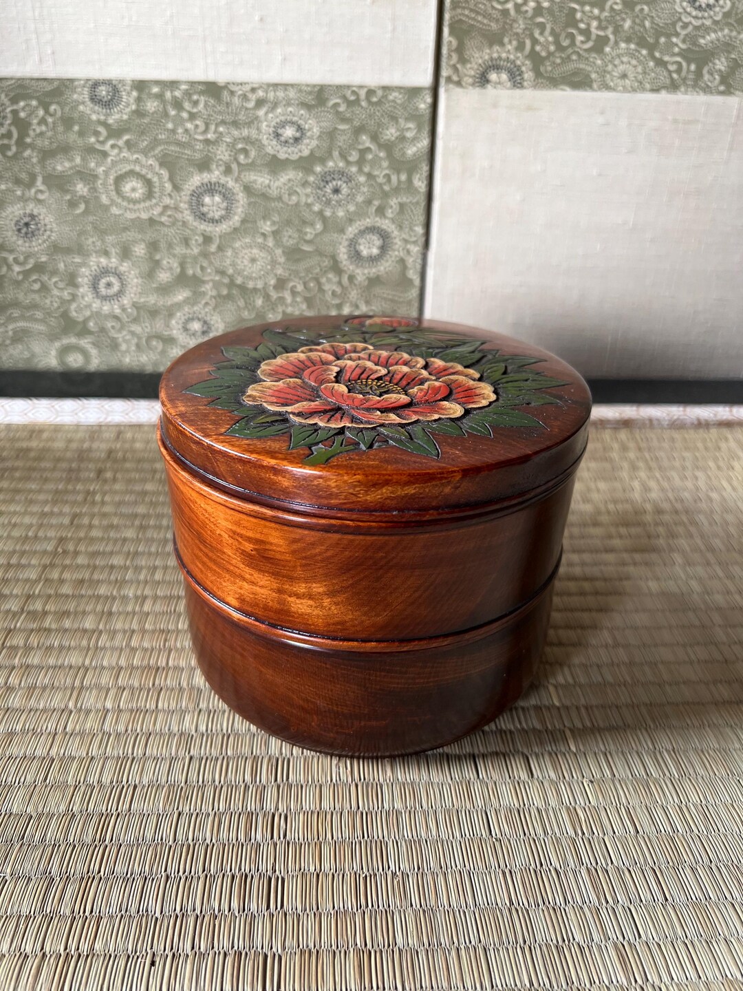 Rare Ujo-bori Wooden Tea Caddy – Signed Japanese Traditional Craft ...