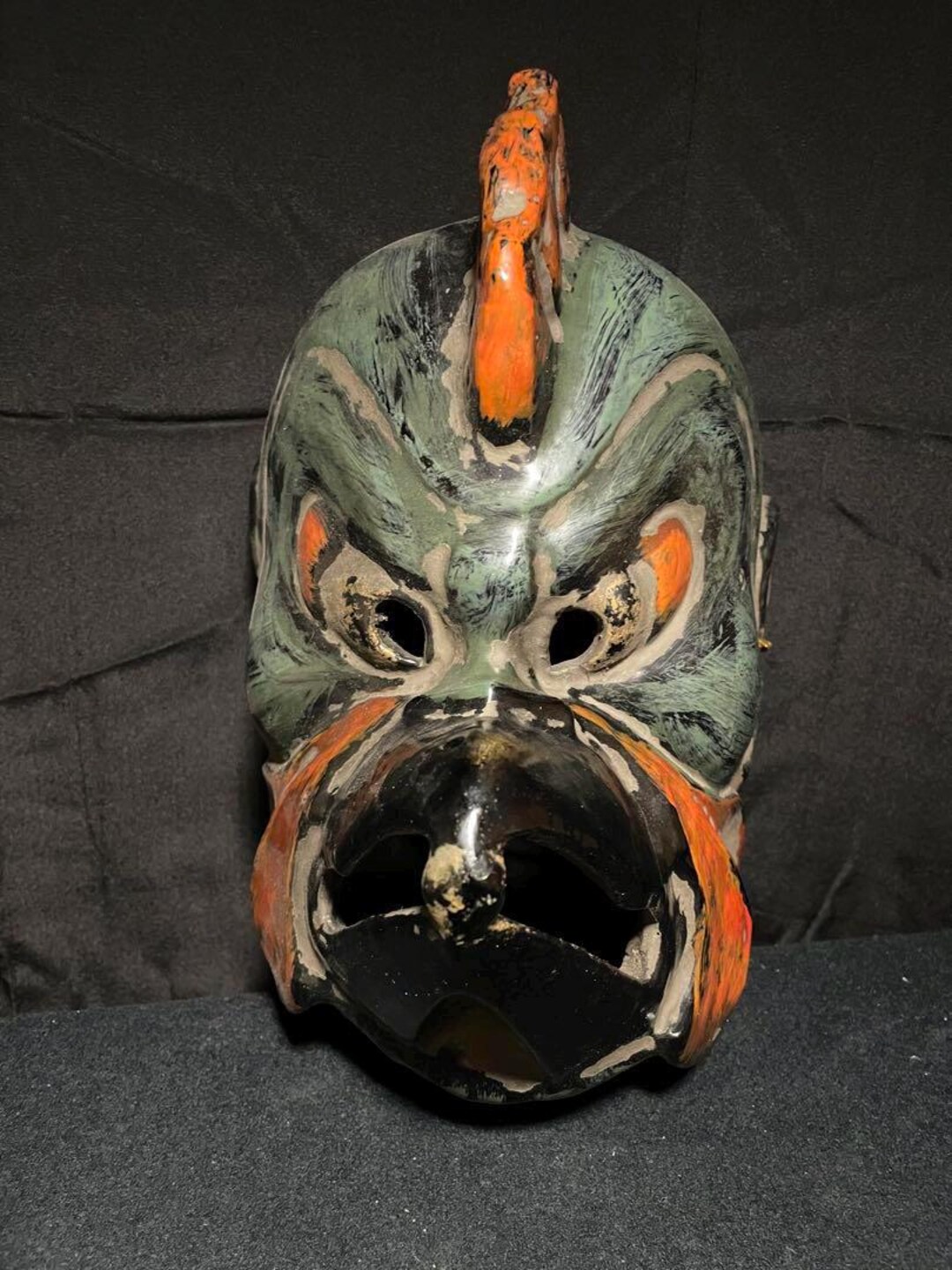 Karura Tengu Mask Japanese Buddhist Art, Mythical Garuda Face Mask, Noh ...