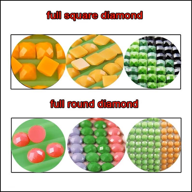 Diamond Painting Original Round or Square Drills DMC 3801-5200 Blanc ...