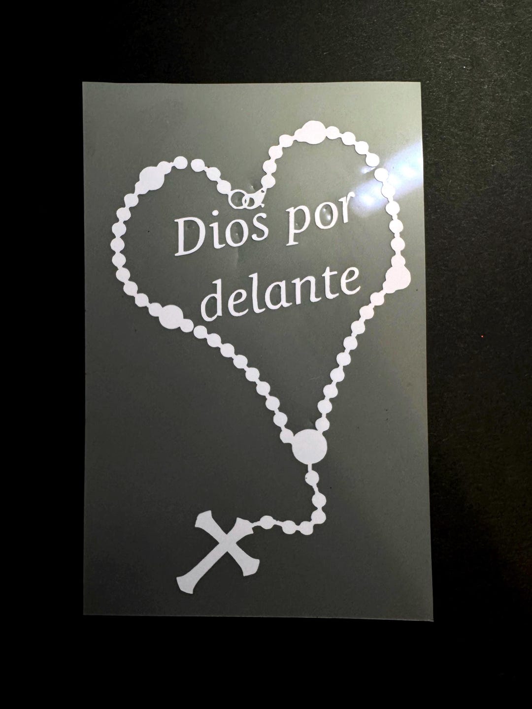 Dios Por Delante Decal - Etsy