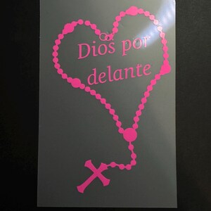 Dios Por Delante Decal - Etsy