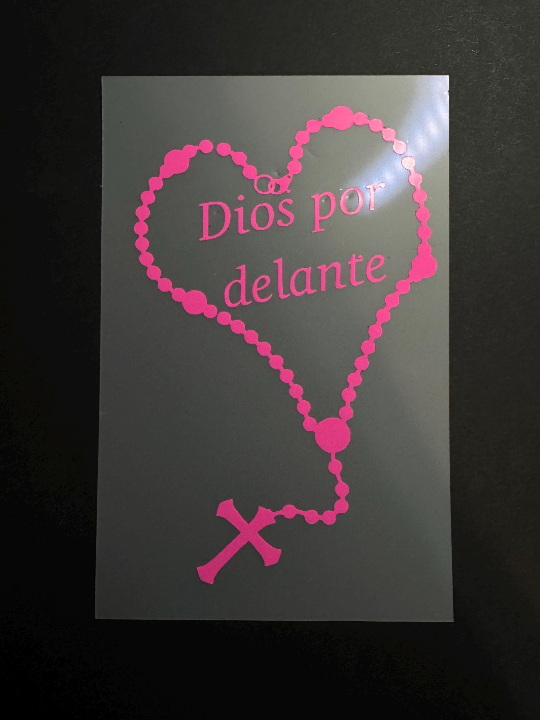 Dios Por Delante Decal - Etsy