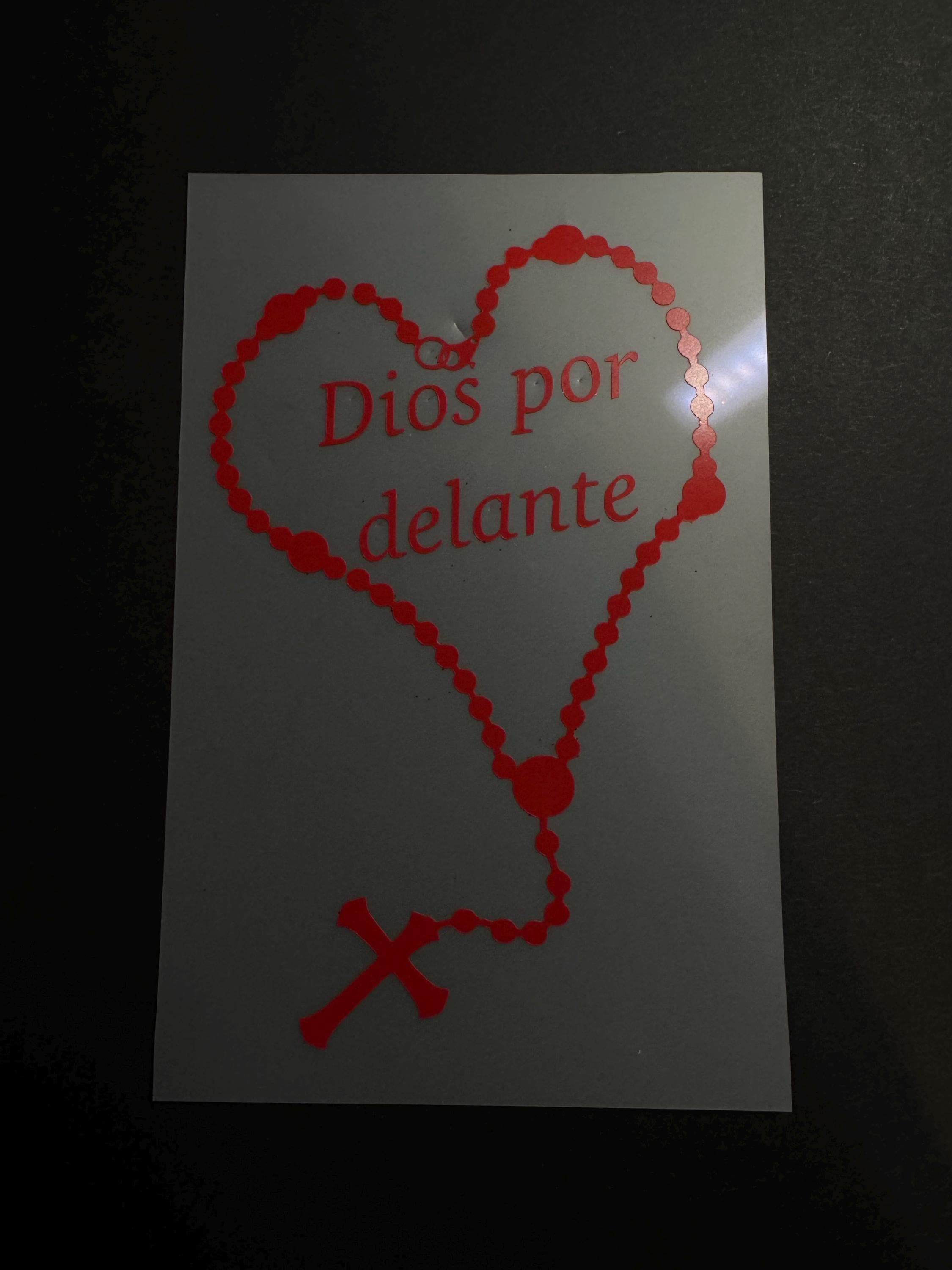 Dios Por Delante Decal - Etsy
