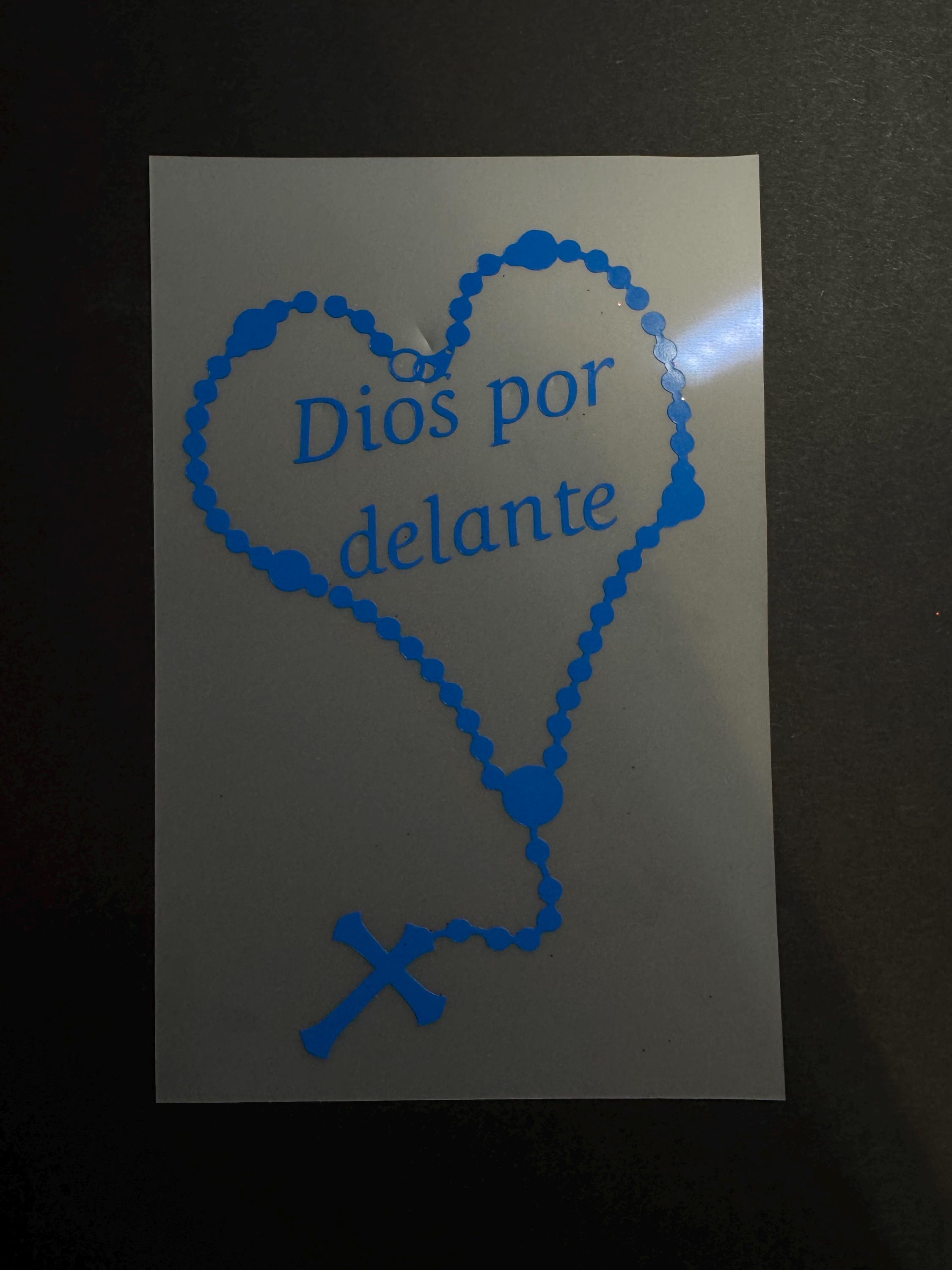 Dios Por Delante Decal - Etsy