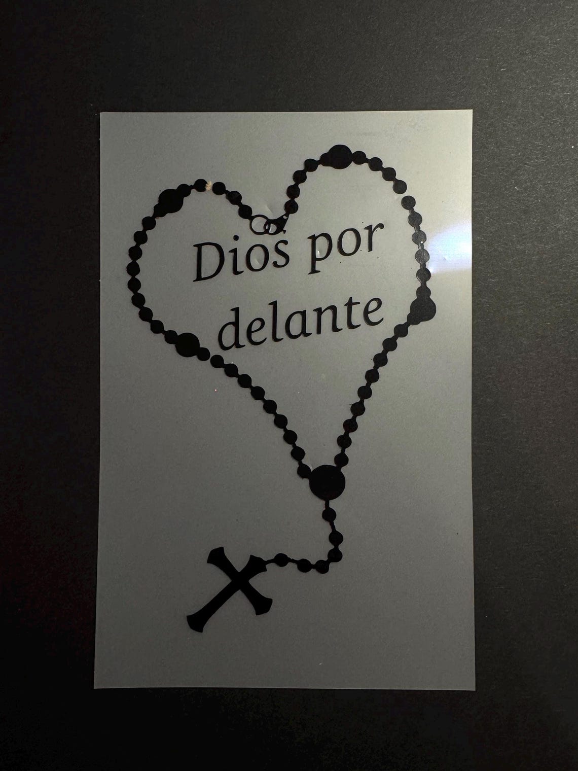Dios Por Delante Decal - Etsy