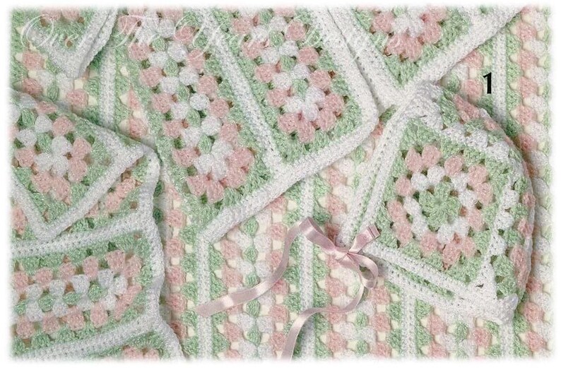 Crochet Granny's Baby Layette Vintage PDF Pattern Download 3 Month & 6 ...