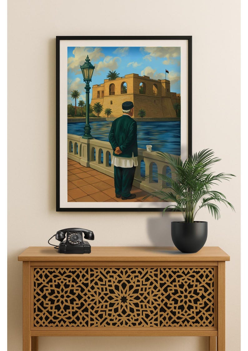 Tripoli Wall Art | Libya Poster | Digital Oil Paint Art | North African ...