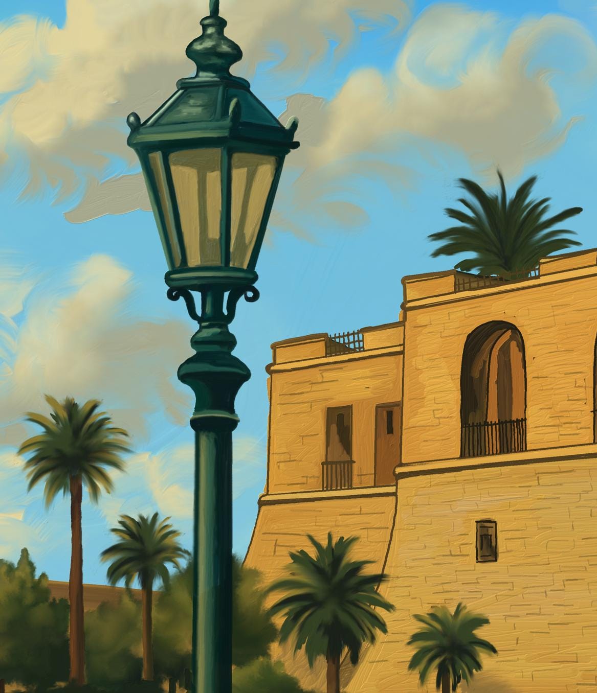 Tripoli Wall Art | Libya Poster | Digital Oil Paint Art | North African ...