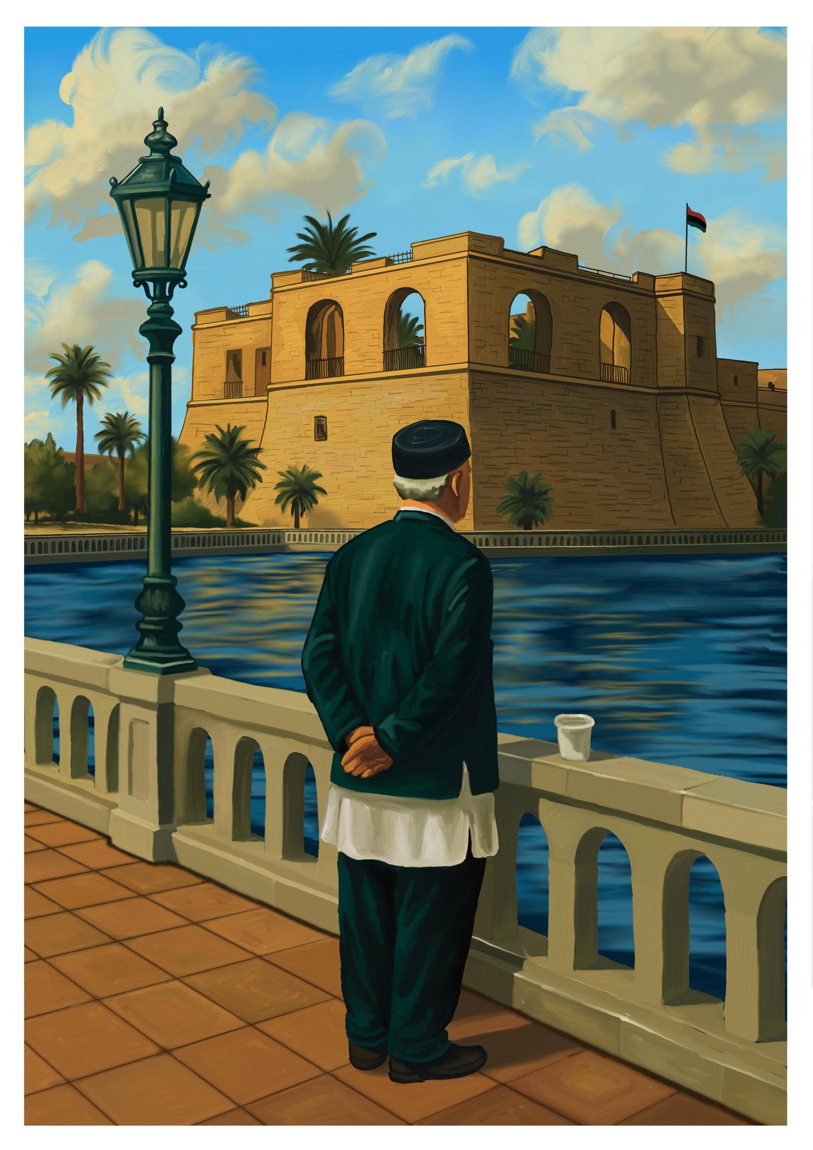 Tripoli Wall Art | Libya Poster | Digital Oil Paint Art | North African ...