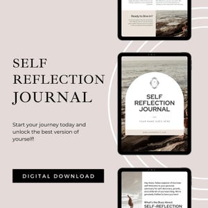 Digital Self-reflection Journal | Guided Prompts for Personal Growth ...