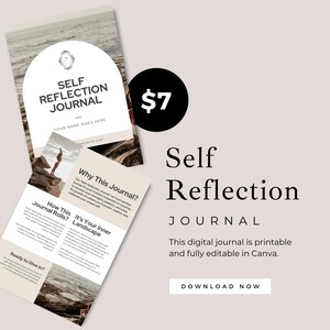Digital Self-reflection Journal | Guided Prompts for Personal Growth ...